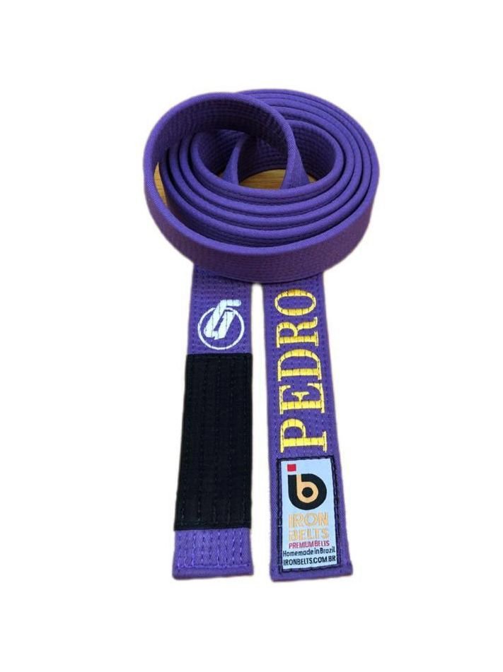 Custom Purple Belt IRON BELTS - Iron Belts