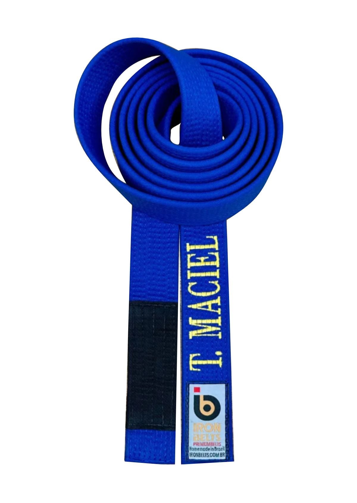 Personalised Blue Belt - Iron Belts